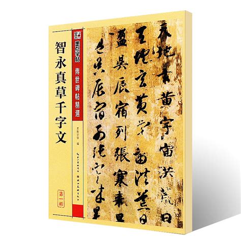 正版智永真草千字文墨点字帖传世碑帖精选草书毛笔书法字帖临摹入门教材湖北美术附简体旁注草书毛笔字帖临摹古帖教程虎窝淘