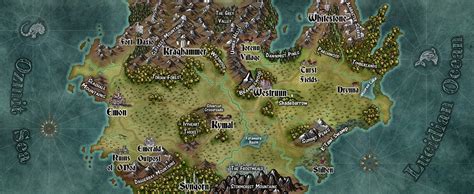 Partial Map Of Taldorei For Use In Our Dandd Campaign Rwonderdraft