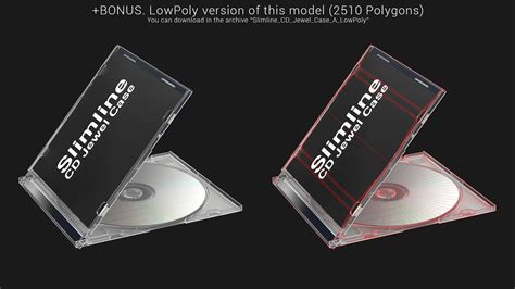 Slimline Cd Jewel Case A Model Turbosquid 2239451