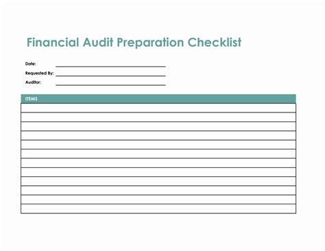 Free Excel Audit Templates