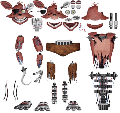Withered Foxy Resources By Hujicespeeder On Deviantart