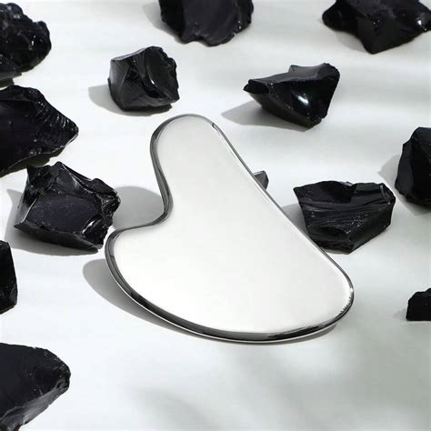 Stainless Steel Face Tool Metal Scraping Board Firming Skin Massage Scraping Board Body Eye