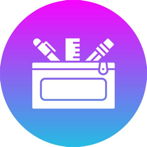 Pencil Case Generic Gradient Fill Icon