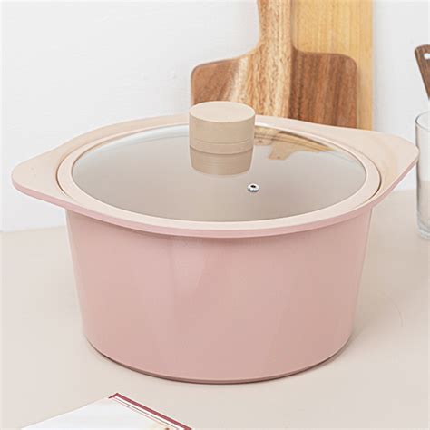 오슬로 세라믹 양수냄비 인덕션용 곰솥 국통 큰냄비 28cm