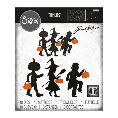 Sizzix Thinlits Die Set 10pk Halloween Night By Tim Holtz 2995 Chf
