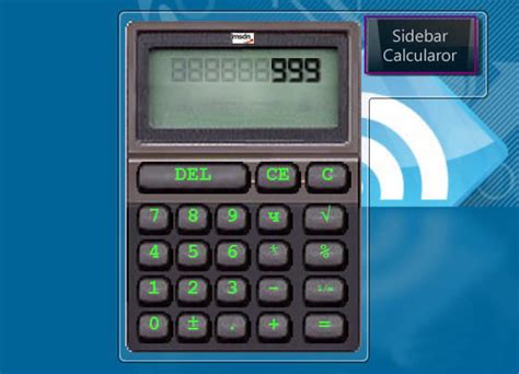 Виджет Big Sidebar Calculator скачать на