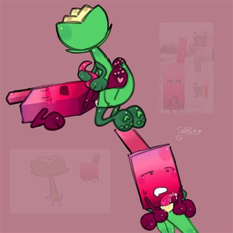 Rule 34 3d Bfdi Bfdia Blush Blushing Profusely Couple Couple