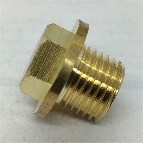Flange Type High Pressure Brass Drain Plug For Submercible Plumbing