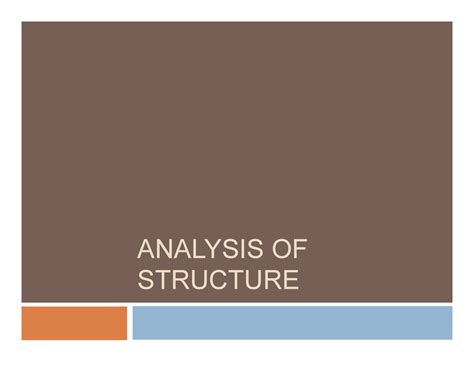 Analysis Of Structures Method Of Joints ANALYSIS OF STRUCTURE Objectives To Show How To