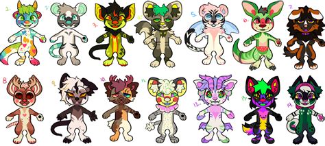 Anthro Adoptables By Bones On Deviantart