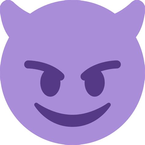 Smiling Face With Horns Emoji Download For Free Iconduck