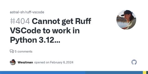 Cannot Get Ruff Vscode To Work In Python 312 Devcontainer With Poetry · Issue 404 · Astral Sh