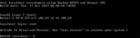 How To Install ReaR Relax And Recover On CentOS RHEL