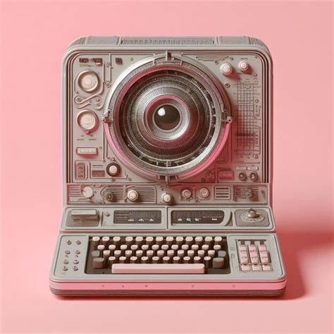 Premium Photo A Small Computer With A Camera On The Front And The