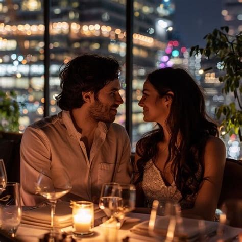 Free Romantic Cityscape Dinner Image Romance Cityscape Dinner
