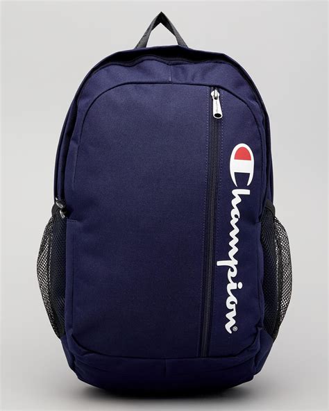 Shop Champion Graphic Backpack In Navy Fast Shipping And Easy Returns