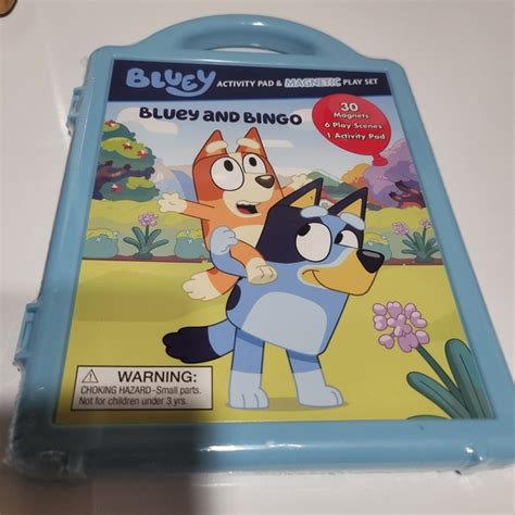 Other Bingo Bluey Activity Pad Magnetic Play Set Poshmark