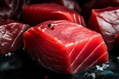 Raw Red Tuna Generate Ai