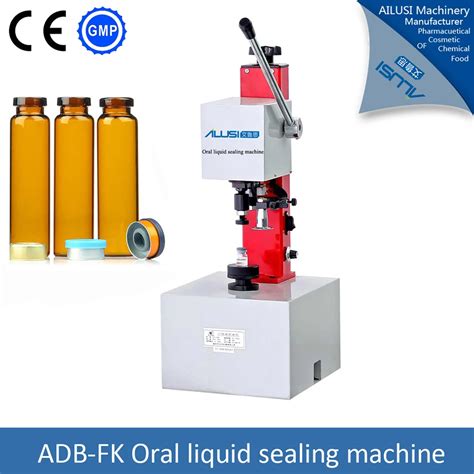 Manual Oral Liquid Sealing Machine Electric Hand Press Vials Capping