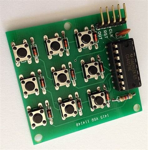 4017 Ic Switch Matrix Controller And Library Up To 100 Switches With 3 Pins Showcase