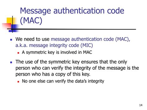 Ppt Understanding Message Integrity Protocols In Cryptography