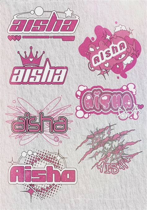 Y2k Logo Design Pink Pink Logo Design Graphic Design Fun Logo Design