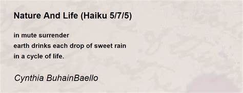 Haiku Poem About Nature Earth