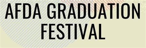 Book Tickets For Afda Graduation Film Festival
