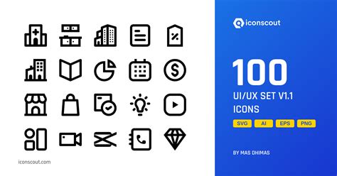 Uiux Set V11 Icon Pack 100 Free Download User Interface Icons