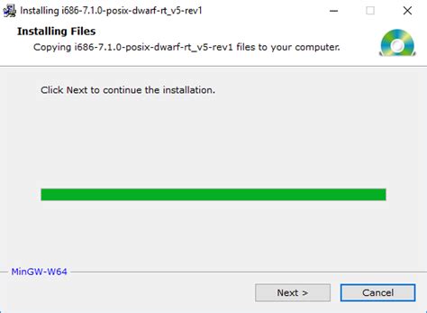 Installing MinGW