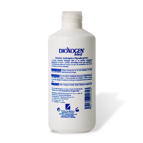 Dioxogen Med Solución Antiséptica 460ml Hipoalergénico