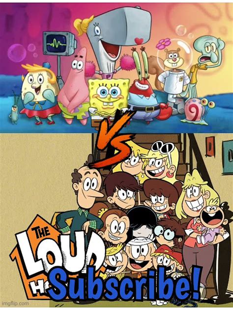 Spongebob Squarepants Vs The Loud House Youtube