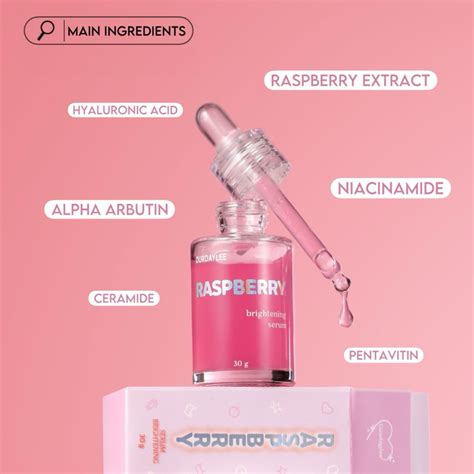 Jual Ourdaylee Raspberry Brightening Serum Ourdaylee Shopee Indonesia
