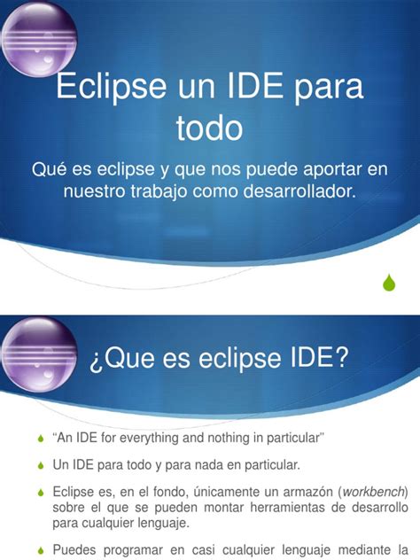 Eclipse Entornosdesarrollo Pdf Eclipse Software Entorno De