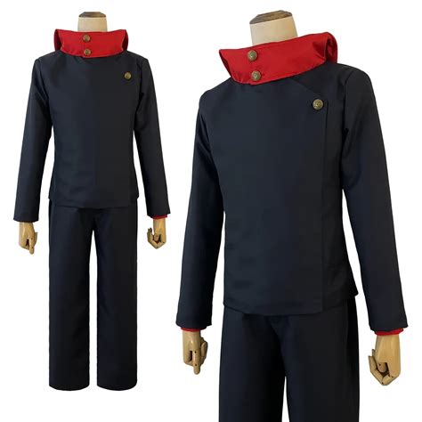 Itadori Yuji Cosplay Costume Jujutsu Jjk Manga Anime Wig Jacket Pant