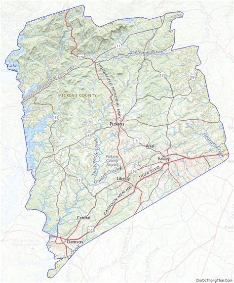 Pickens County Sc Land Plats At Lindsay Mullen Blog