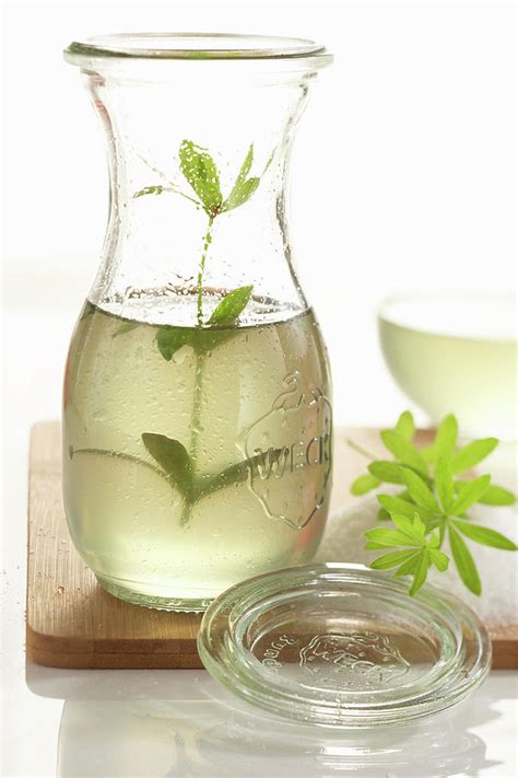 Homemade Woodruff Syrup Photograph By Teubner Foodfoto Fine Art America