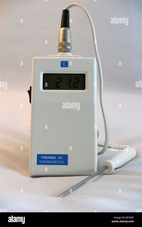 Probe Thermometer Used In The Food Industry To Check Food Temperature