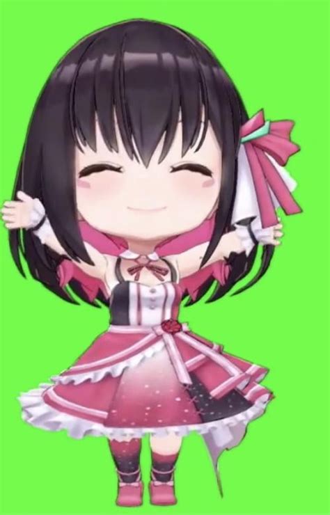 Chibi Azki From Her Recent 3d Live Stream With Guess Mizushina Aoi R