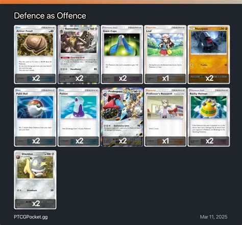 Defence As Offence Pokémon Tcg Pocket