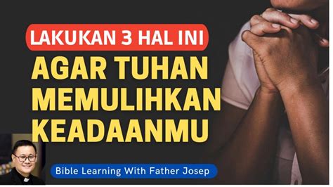 Tiga Ayat Kitab Suci tentang Pemulihan Rezeki dan Penyakit - SESAWI.NET