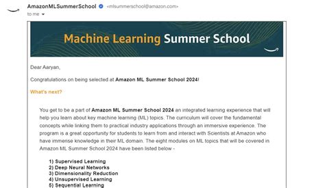 Aaryan Anil Kumar Singh On Linkedin Amazonmlsummerschool
