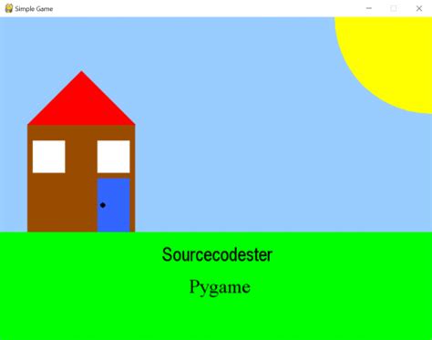 Python Pygame A Very Simple Application For Beginners Free Source