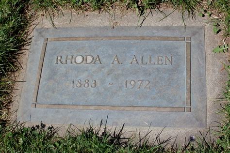 Rhoda Ann Beveridge Allen 1883 1972 Homenaje De Find A Grave