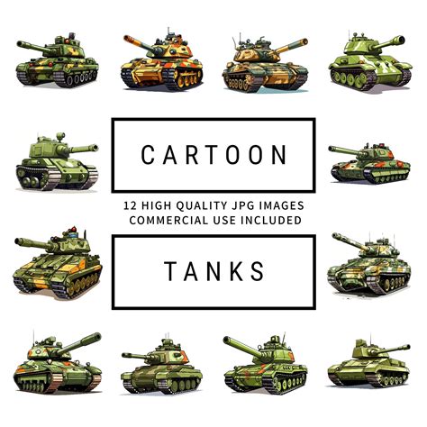 Military Tank Cartoon