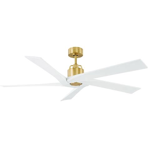 Visual Comfort Fan Collection Aspen 56 Inch Burnished Brass With