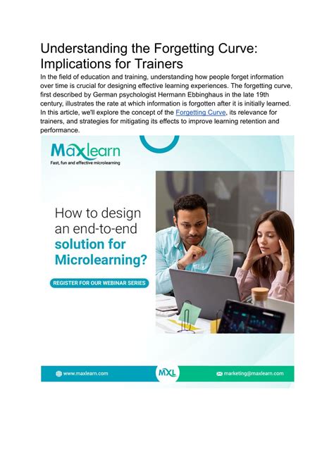 Ppt Understanding The Forgetting Curve Implications For Trainers Powerpoint Presentation Id