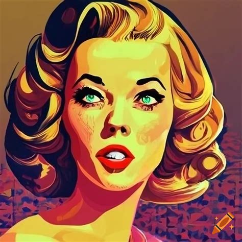 1950s Pulp Art Style Illustration On Craiyon