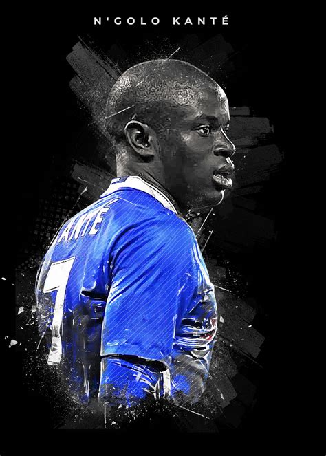 Download Ngolo Kante Side View Fan Art Wallpaper