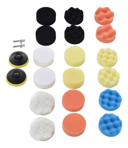Kit De Polimento De Brocas 22 Peças De Almofadas De Polimen Frete Grátis